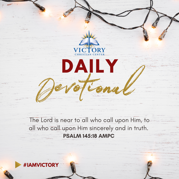 DAILY DEVOTIONAL | December 27th — Victory Christian Center