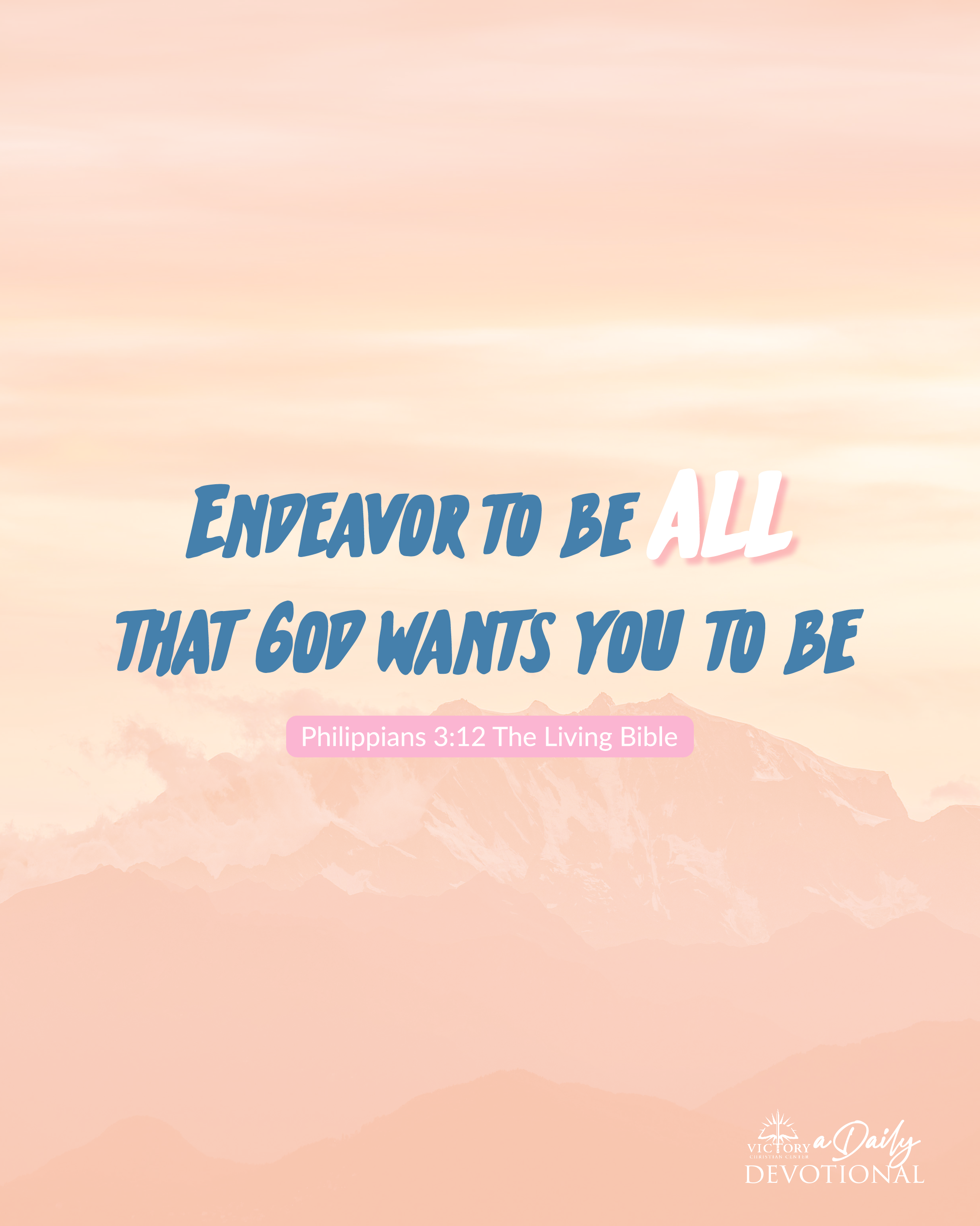 Daily Devotional May 29th Victory Christian Center