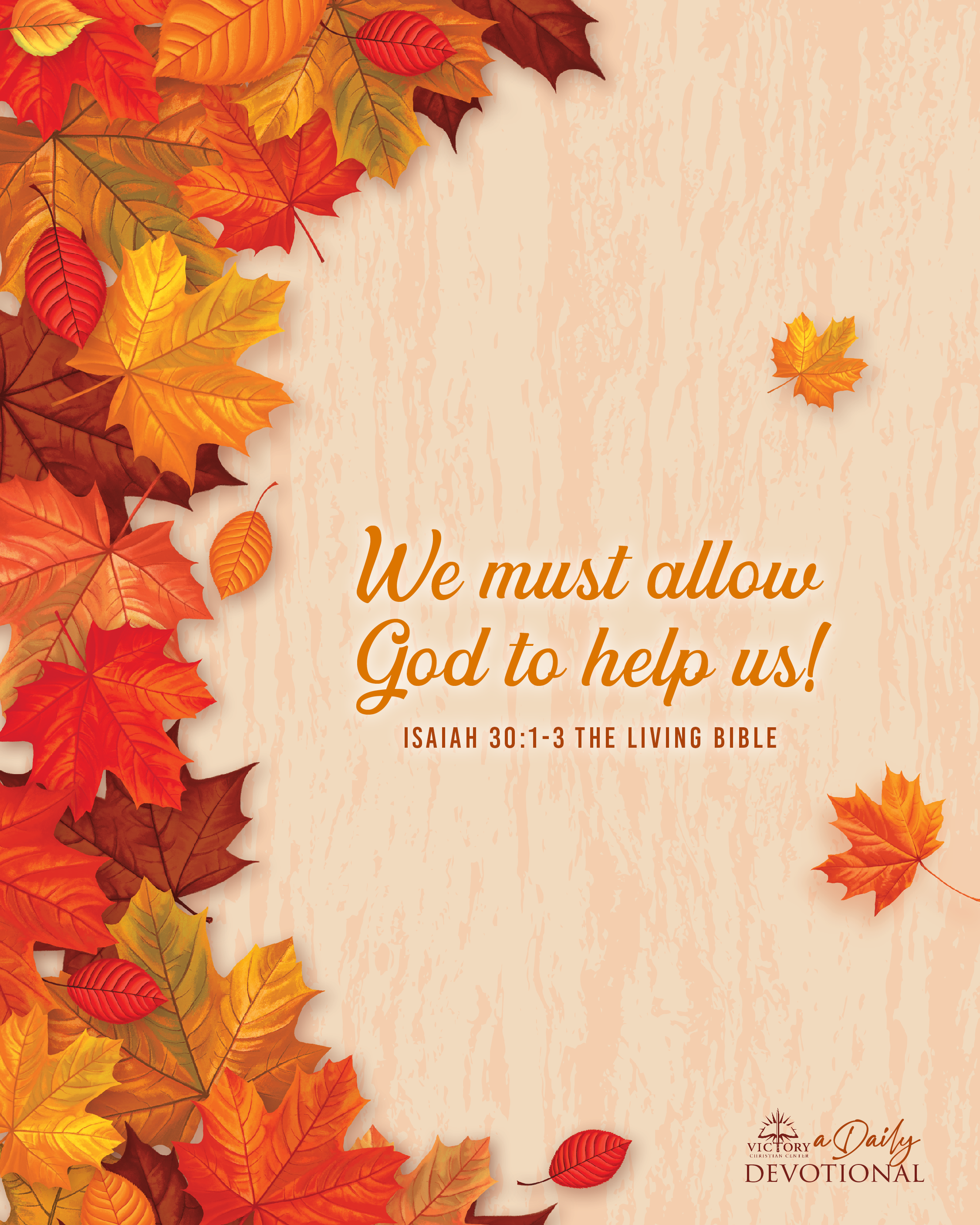 DAILY DEVOTIONAL | November 13th — Victory Christian Center