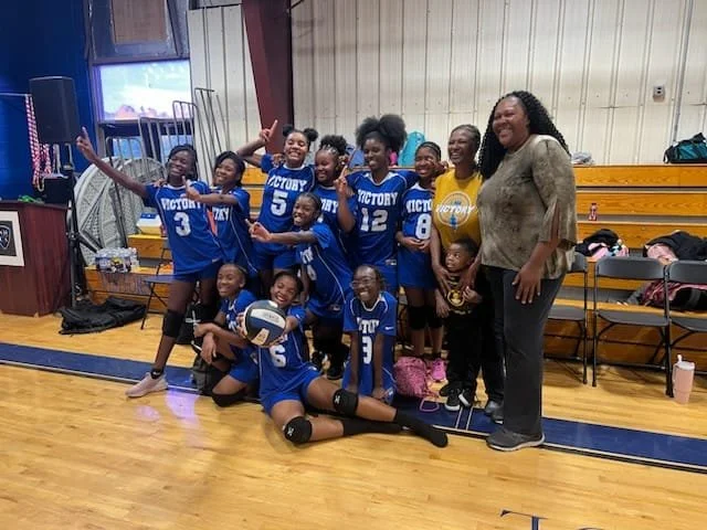 MS Girls Volleyball Team Gives God Glory for their Undefeated Season and Conference Championship ...