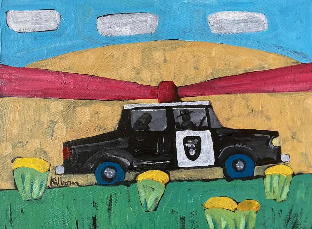 Police Car Artwork