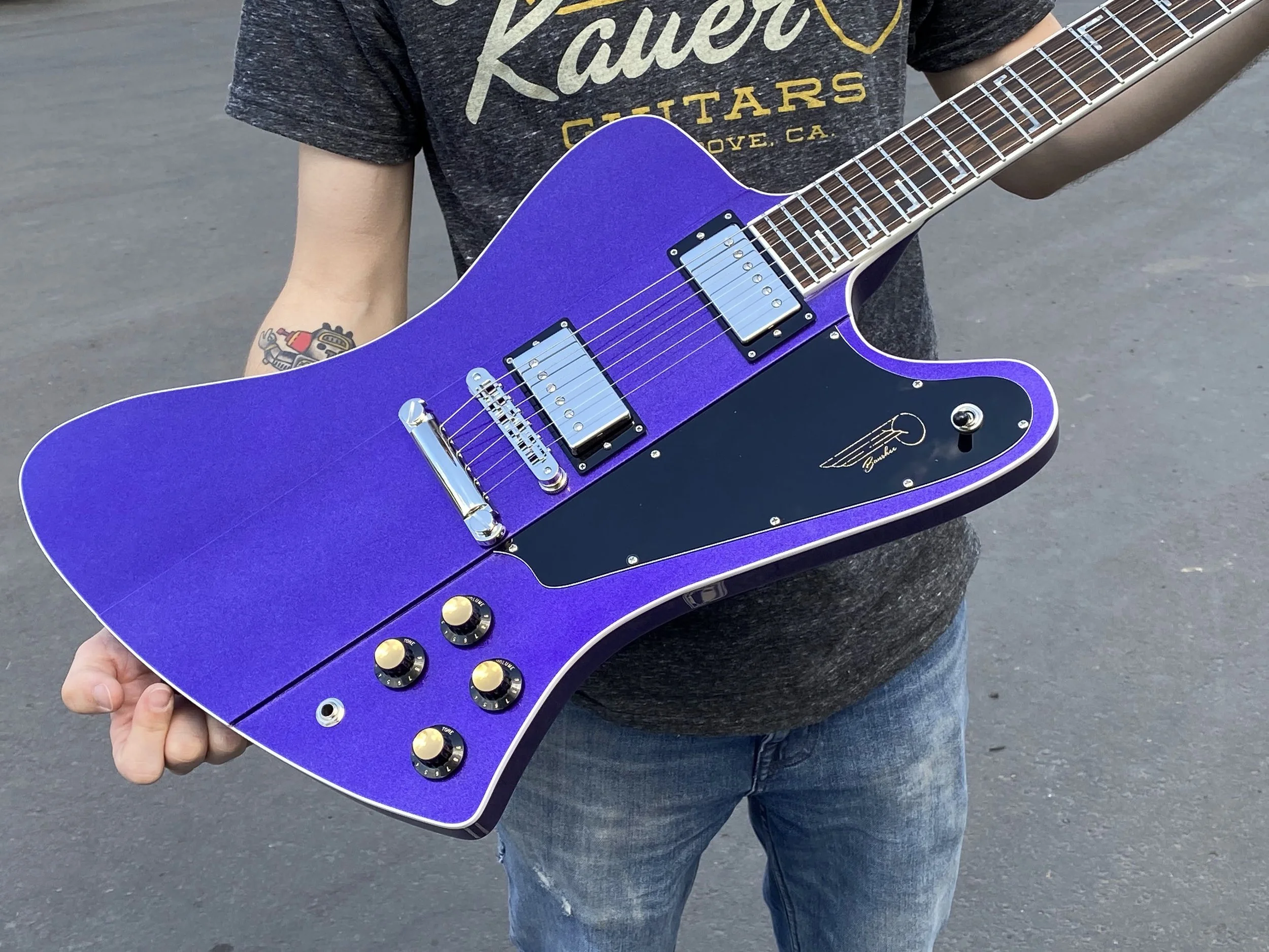 Banshee STD #492 Firemist Purple — Kauer Guitars