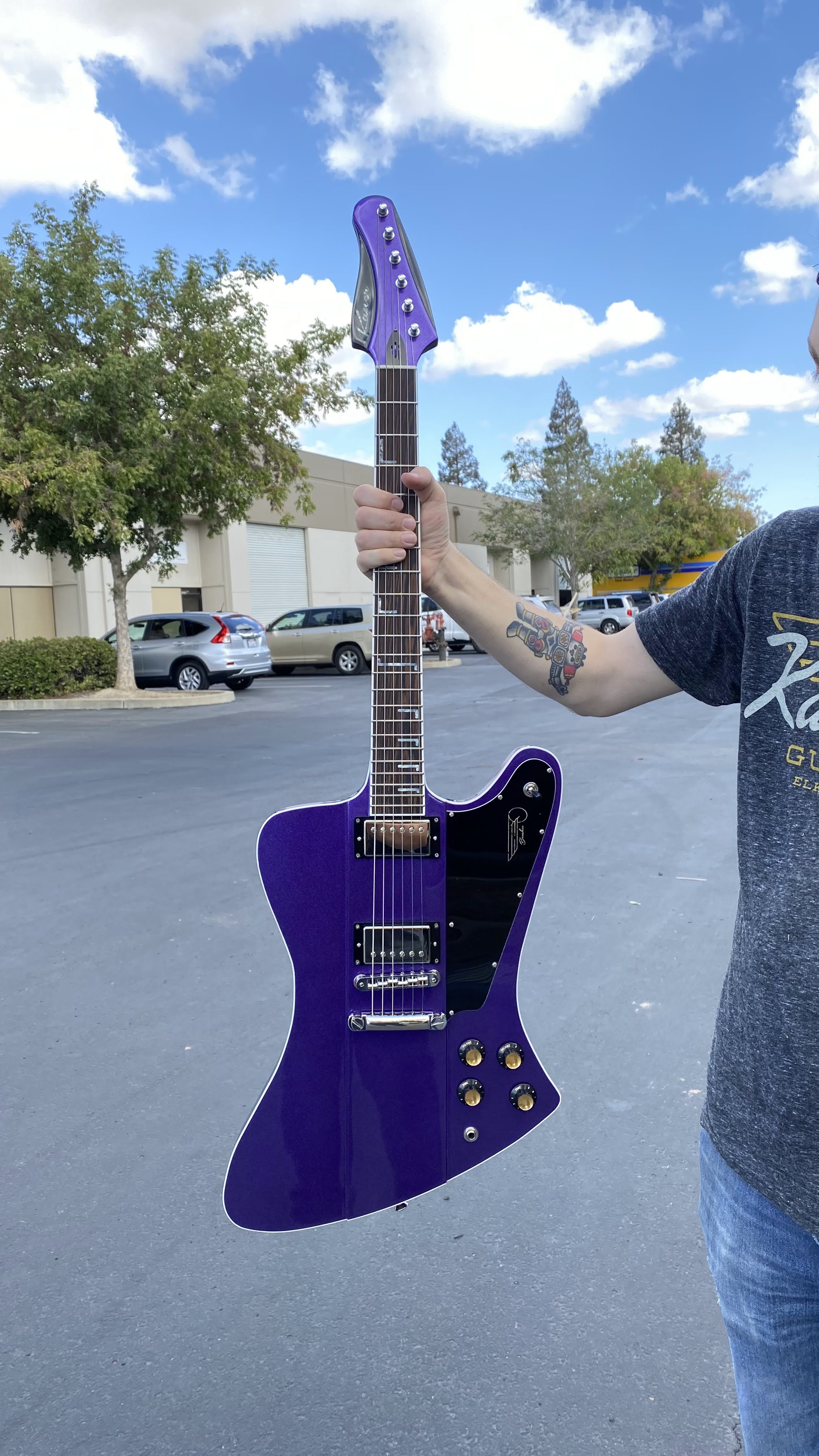 Banshee STD #492 Firemist Purple — Kauer Guitars