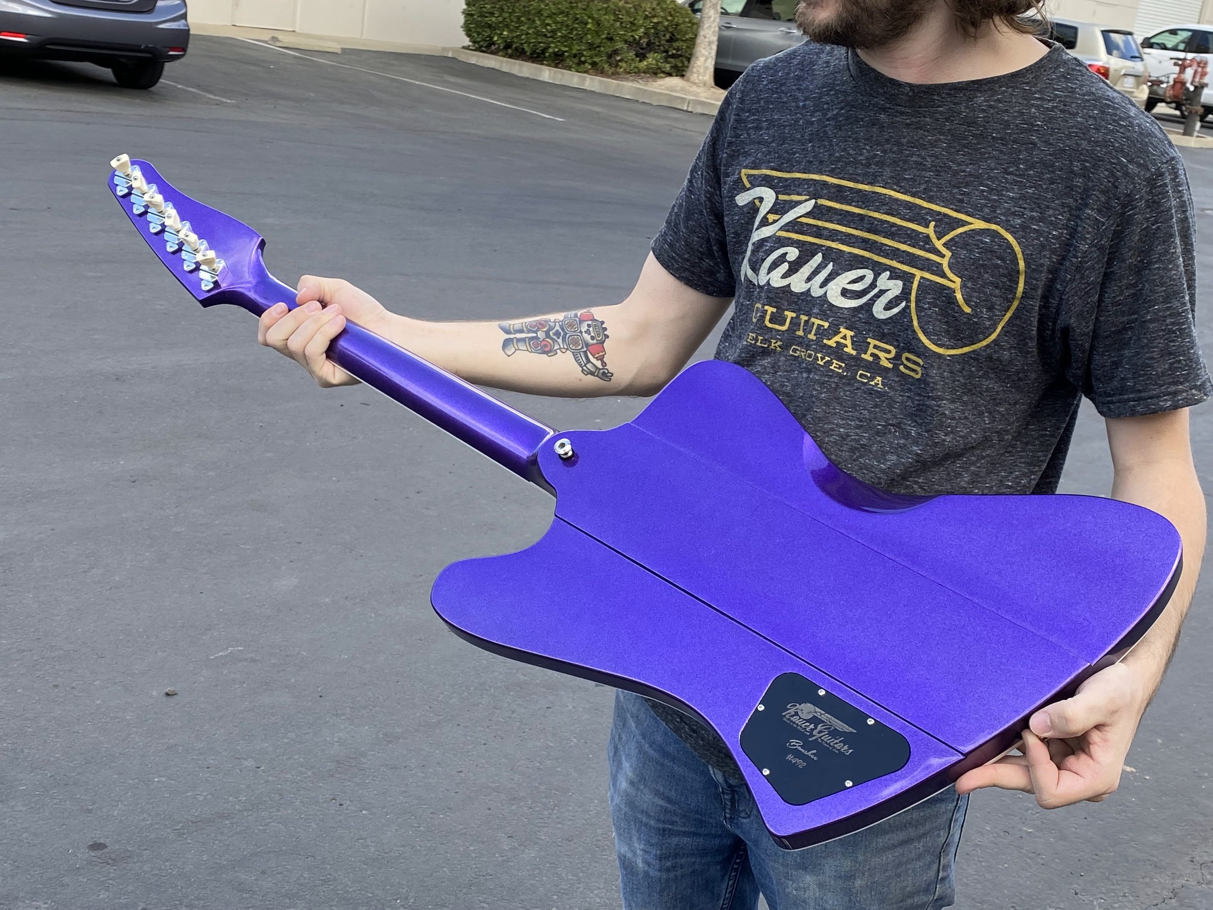 Banshee STD #492 Firemist Purple — Kauer Guitars