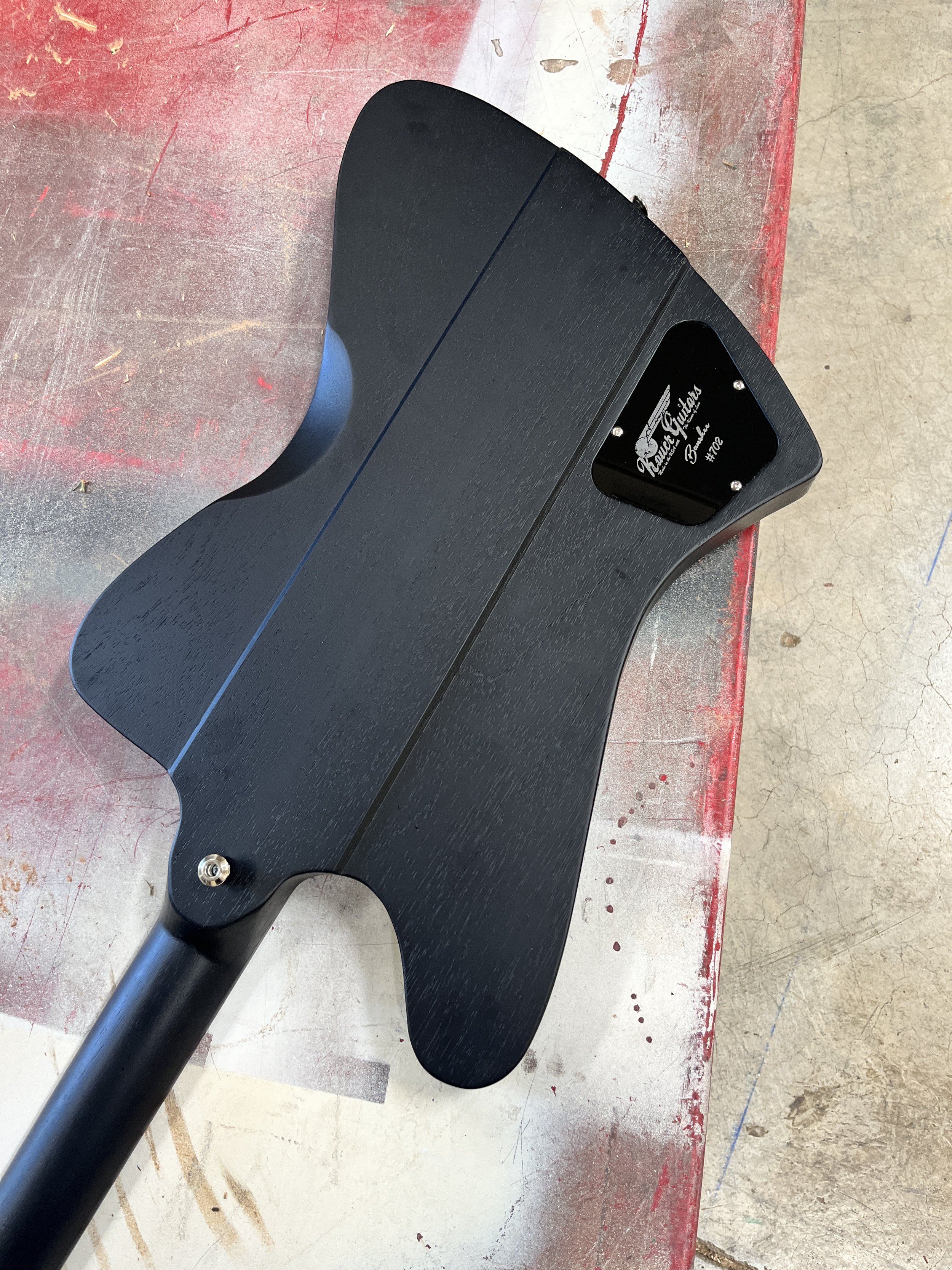 Banshee Express #702 Baritone Black — Kauer Guitars