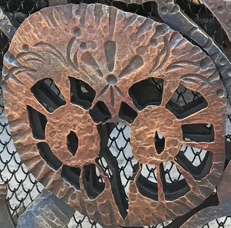 Bliss Studio Custom Metalwork — Owl Fireplace Screen