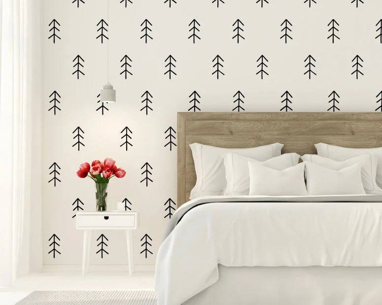 Rustic Woodland Wall Decals — Wall Star Graphics | Modern Artifact Decor