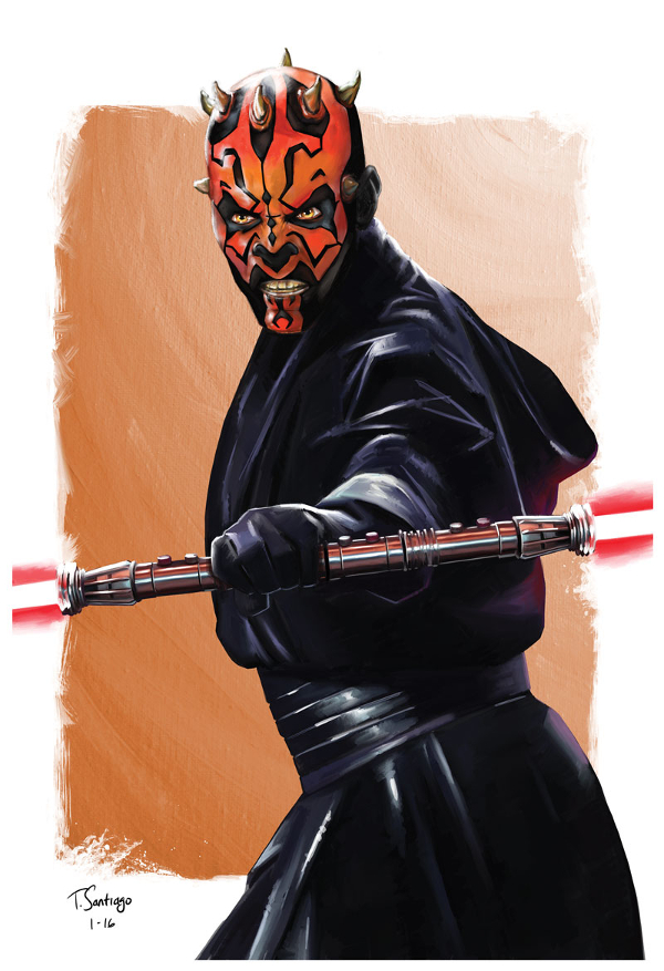 Darth Maul — Tony Santiago Art