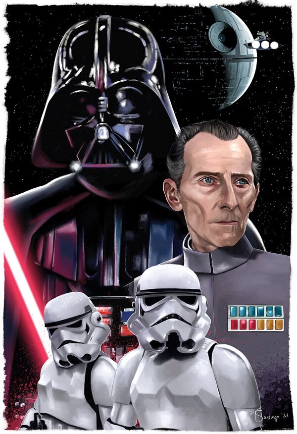 Luke Skywalker — Tony Santiago Art