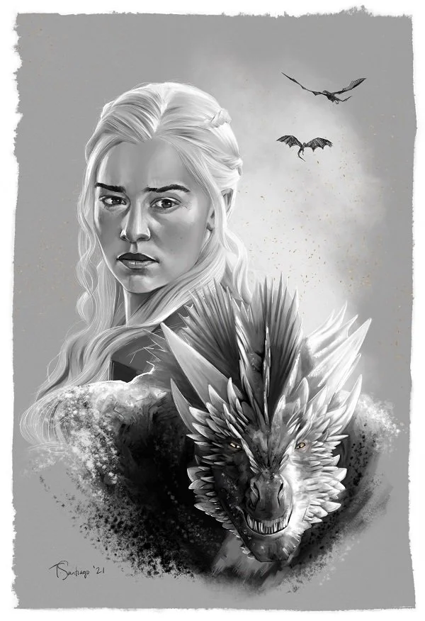 Daenerys Targaryen Dragons Fan Art