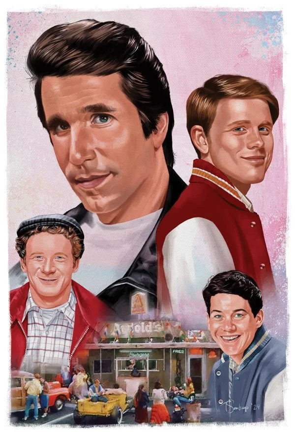 Happy Days Fonzie Poster