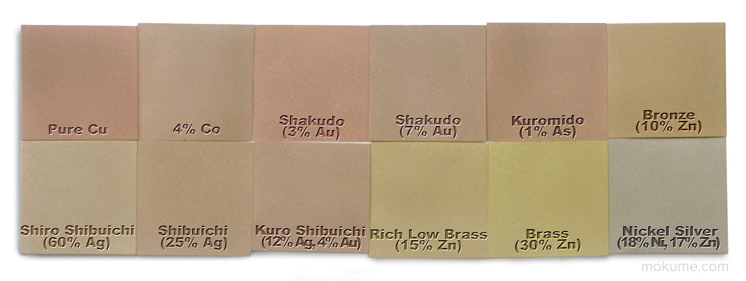 METALS FOR MOKUME — Steven Jacob