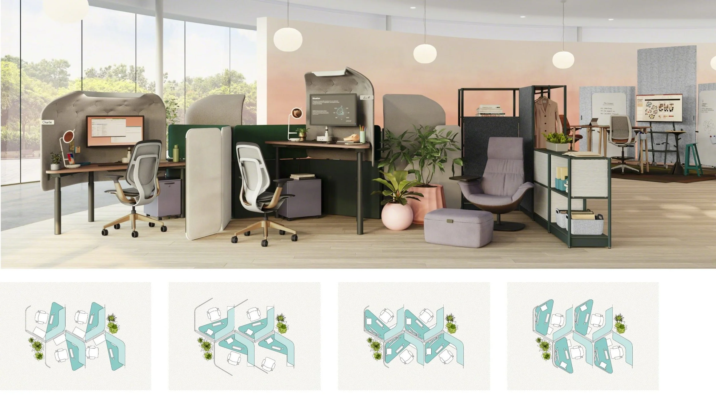 Steelcase - Flex Personal Spaces — STUDIO MURMUR