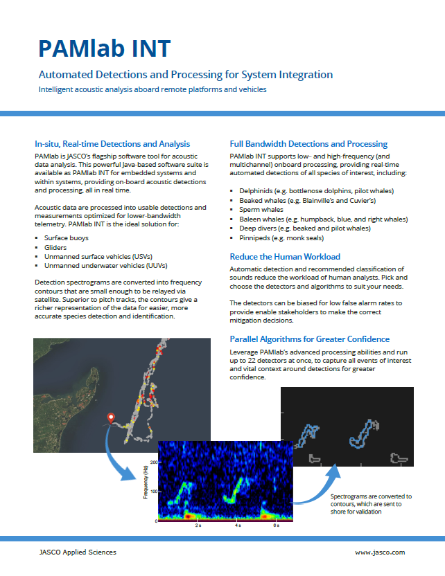 Brochures Gallery | JASCO Applied Sciences