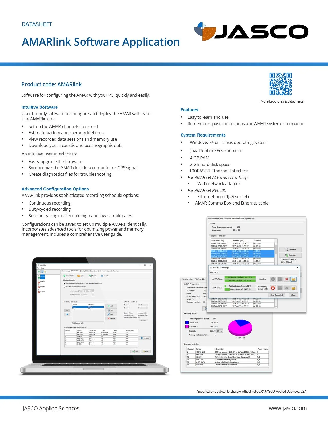AMAR G4 | Passive acoustic monitoring system | JASCO Applied Sciences