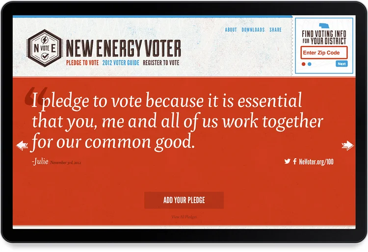 New Energy Voter — JKDC