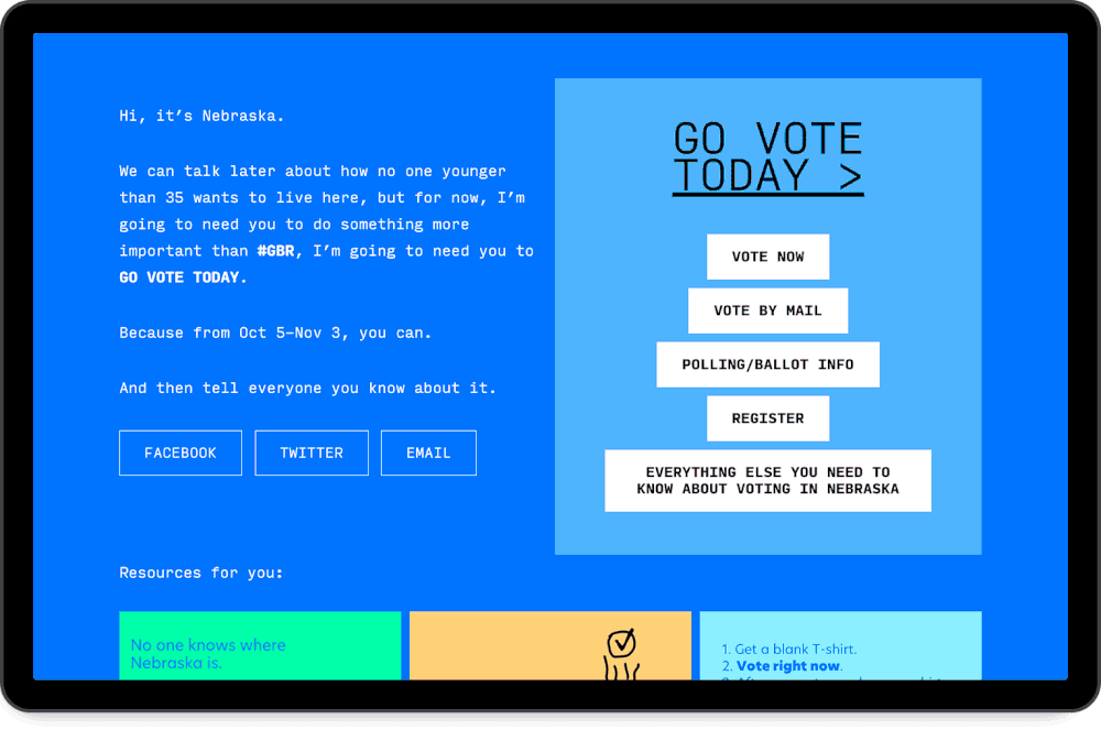 Go Vote Today — JKDC