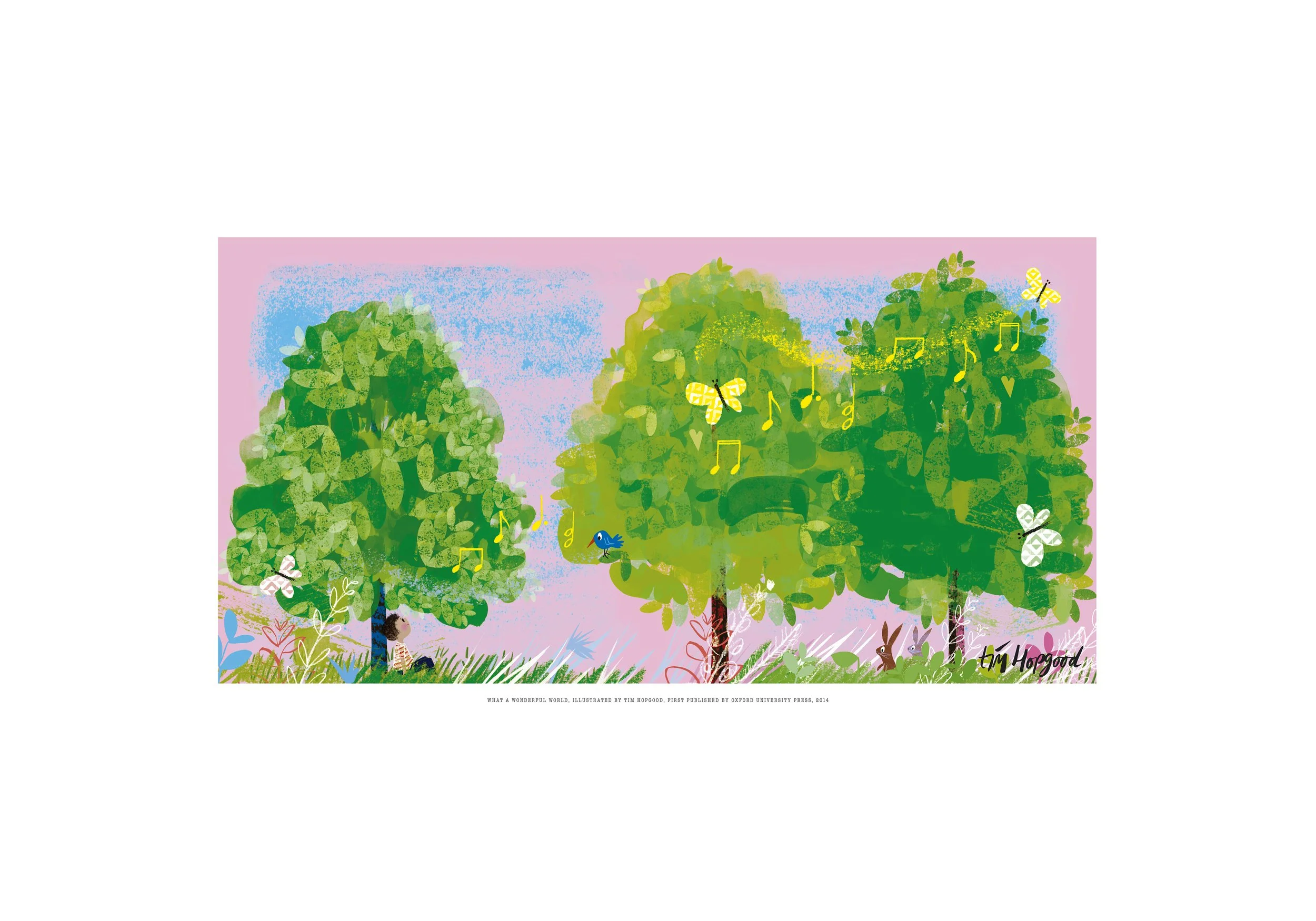 What A Wonderful World print by Tim Hopgood — Tim Hopgood