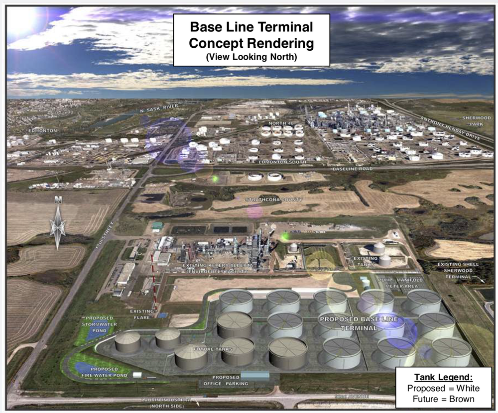Edmonton storage capacity tops 45 million barrels as Base Line Terminal ...