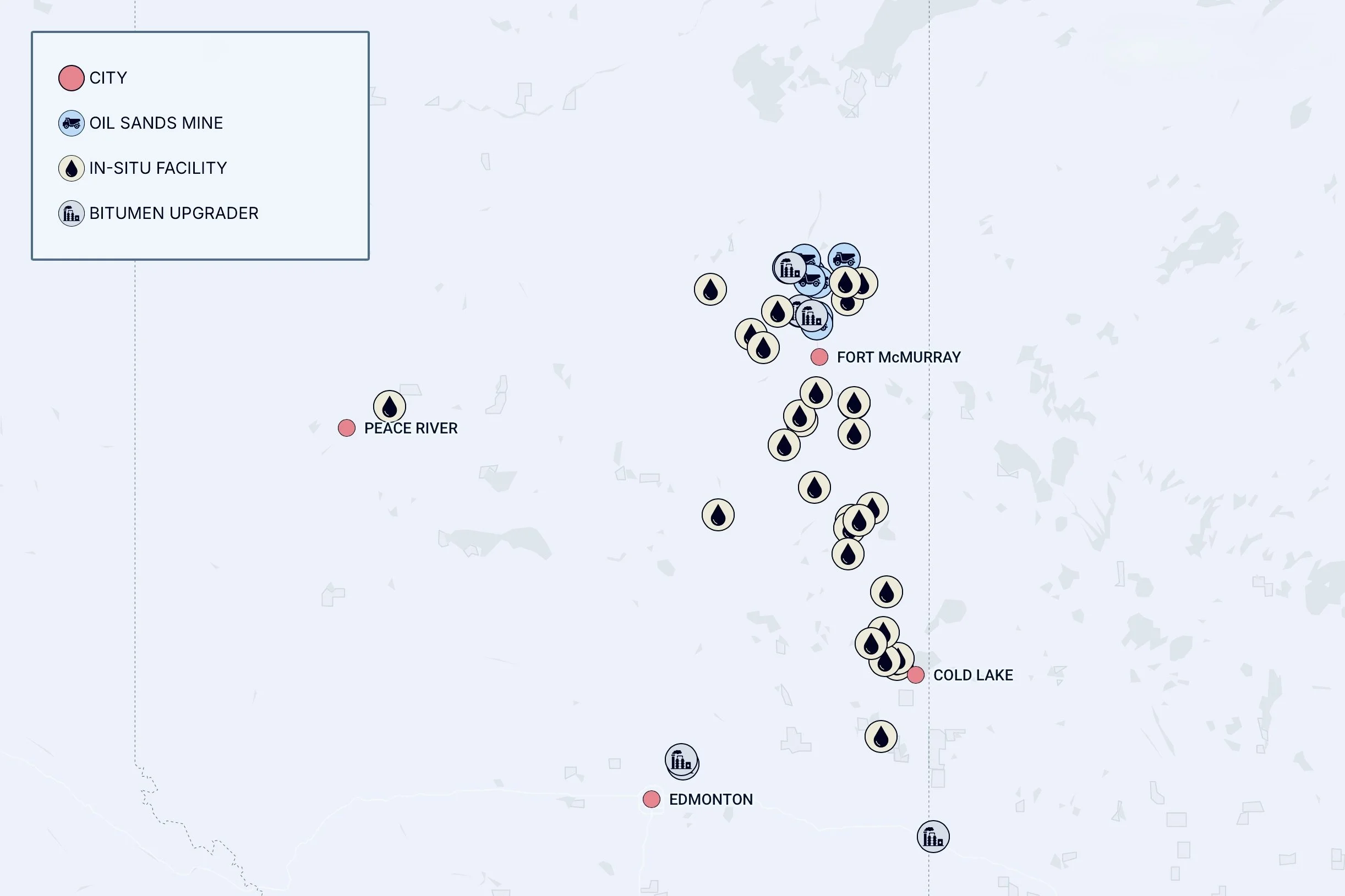 Energy and Infrastructure Map | Oil Sands Magazine