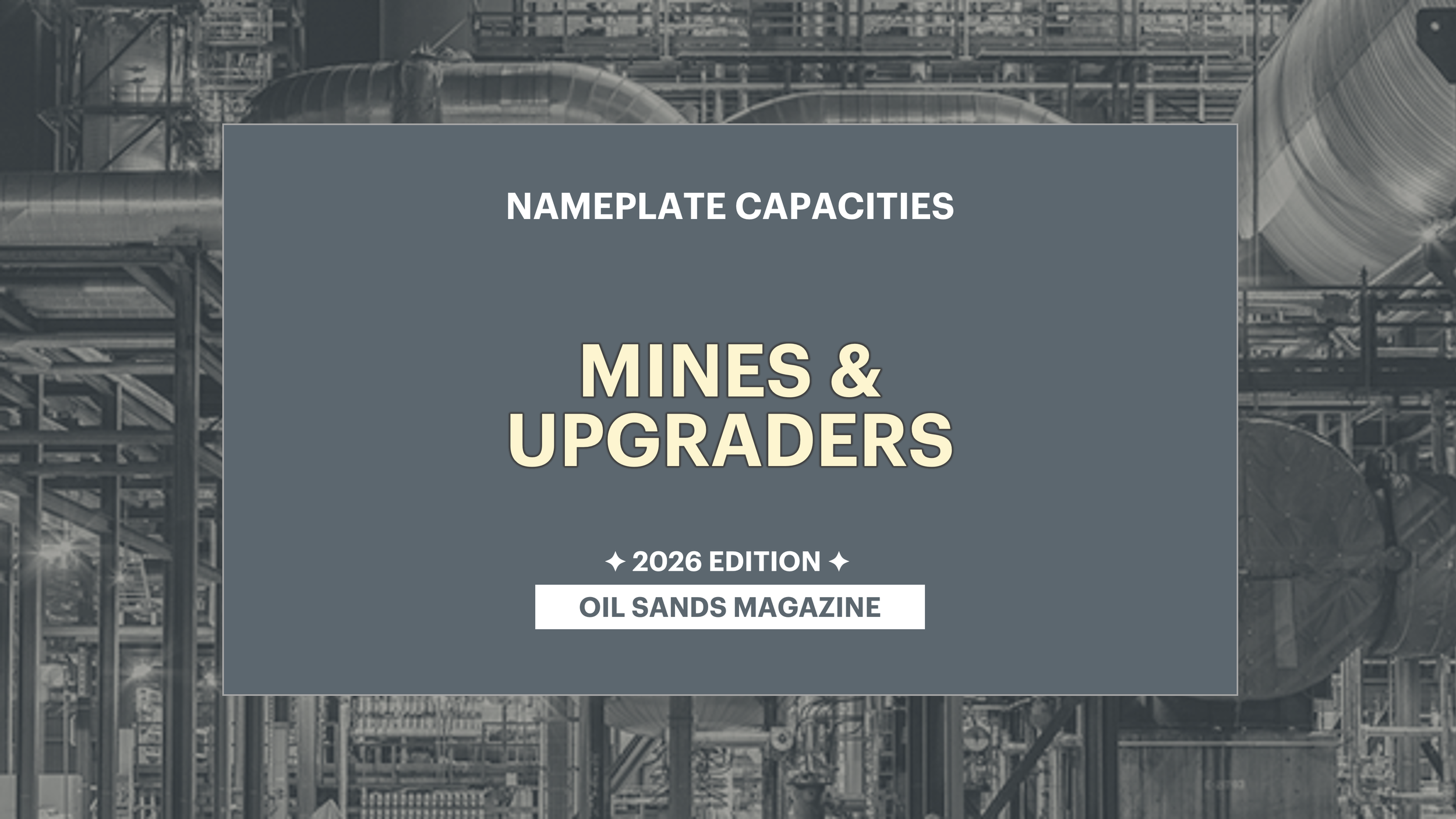 2026 Production Forecast — Oil Sands Mining & Upgrading | Oil Sands ...
