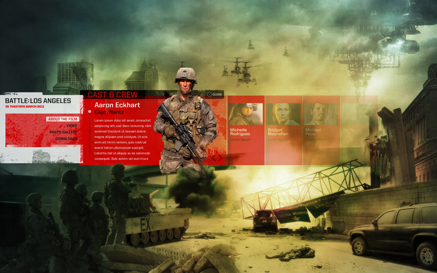 Battle Los Angeles Cast