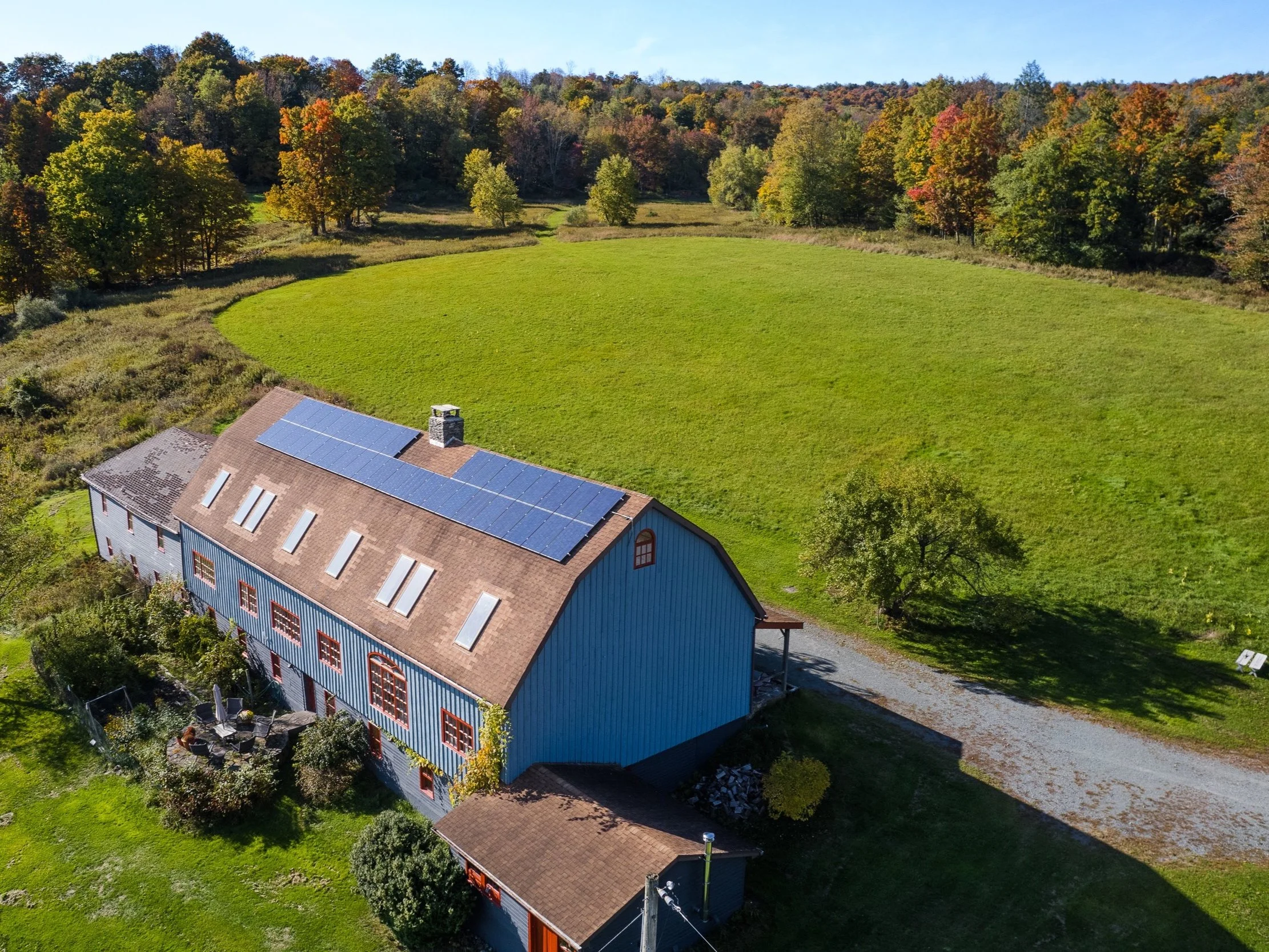 Farmland With Barn
