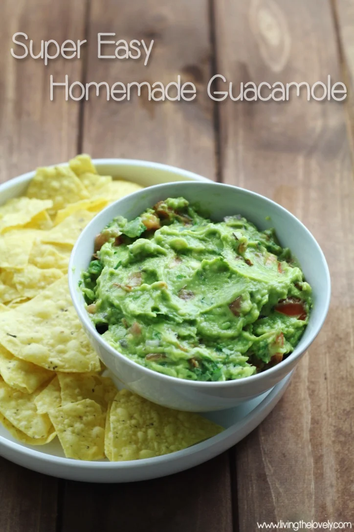 Quick and Easy Homemade Guacamole Recipe — Living the Lovely