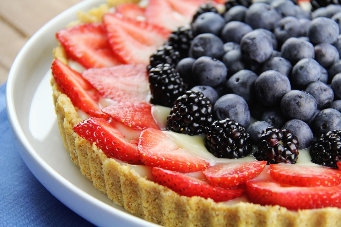 Quick and Easy Triple Berry Tart Recipe — Living the Lovely