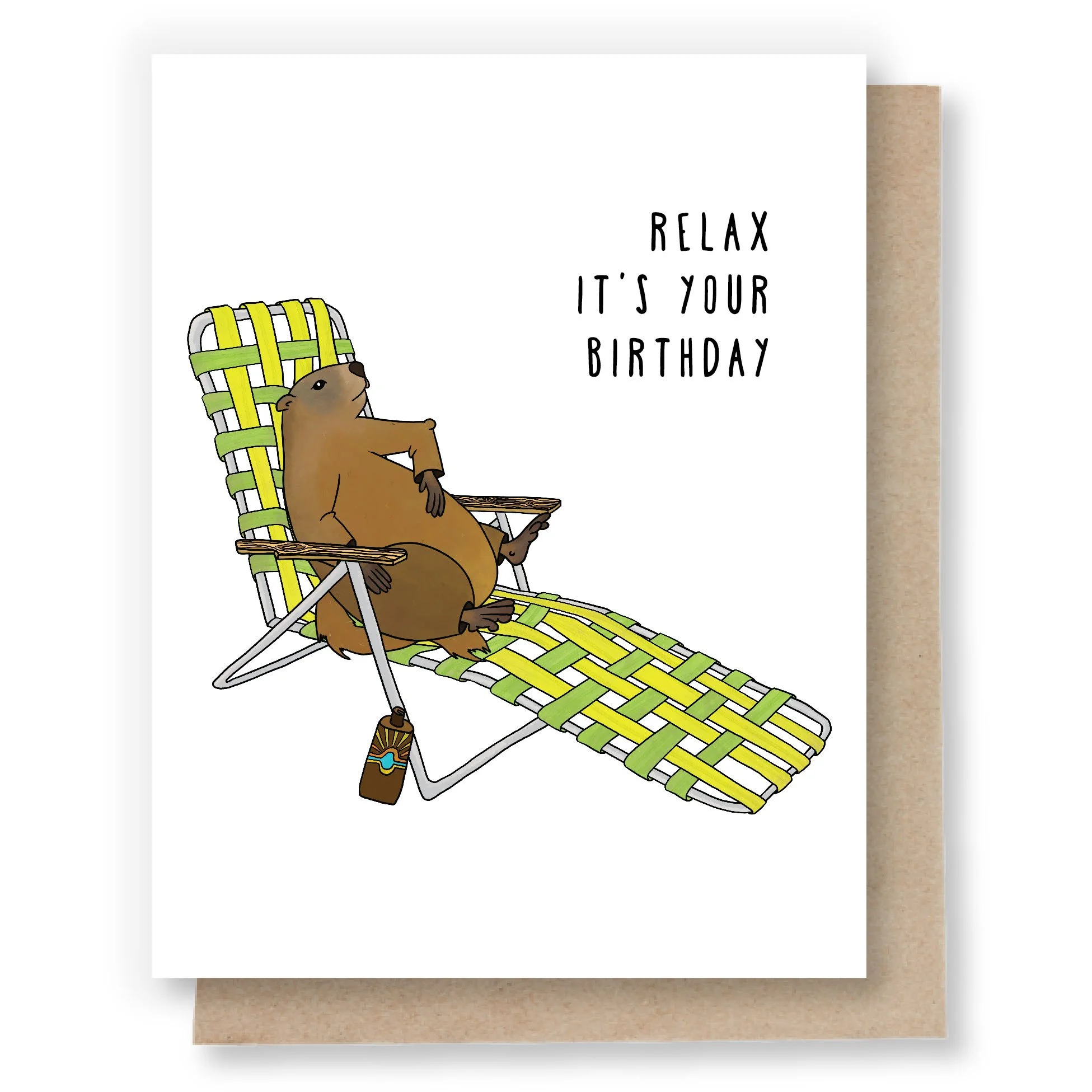 Relax It's Your Birthday Card — Sweet Pea Cole