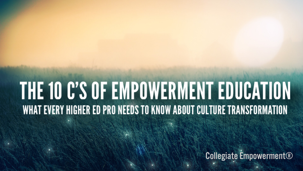 The 10 C’s of Empowerment Education — COLLEGIATE EMPOWERMENT