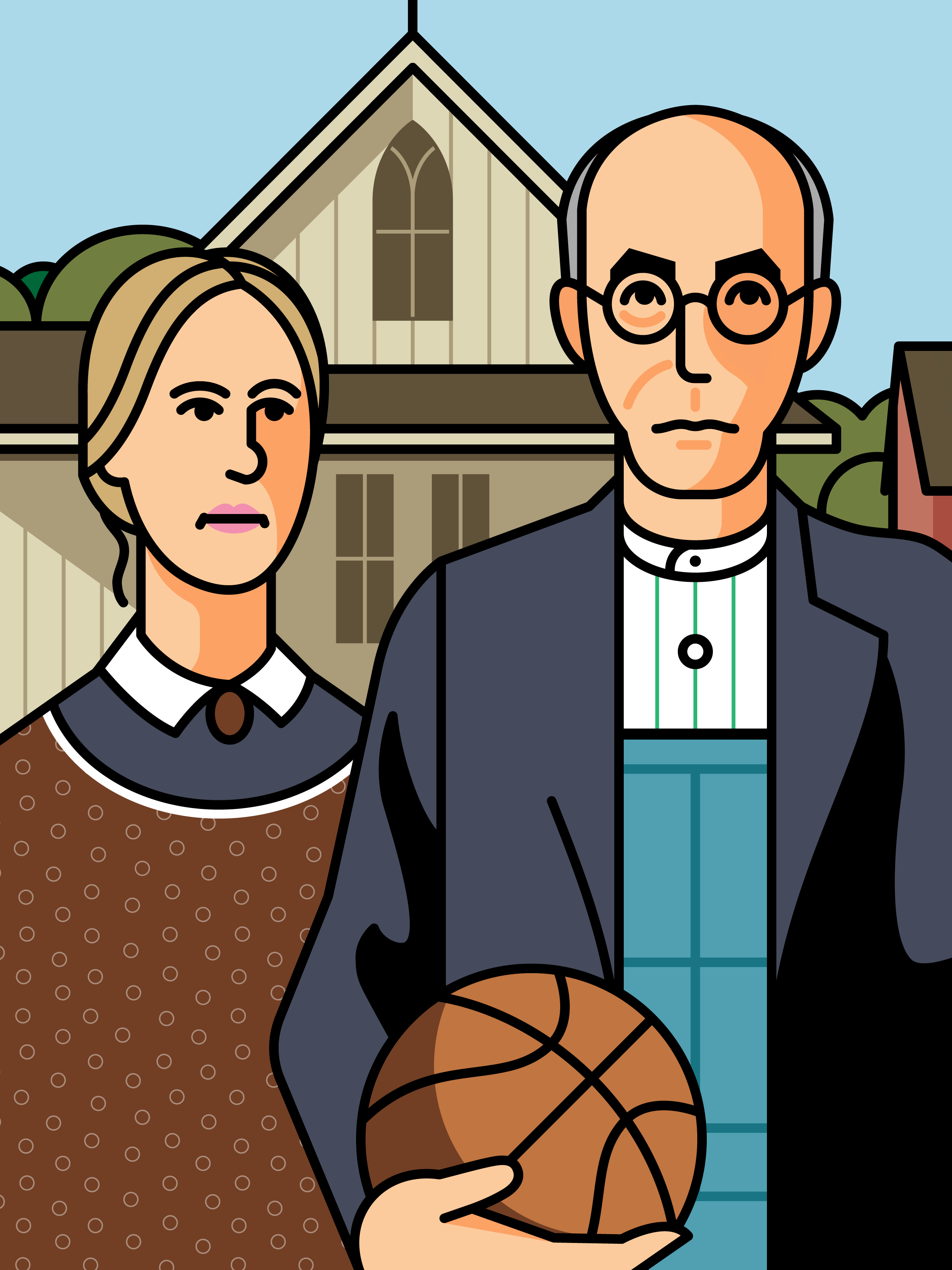 Basketball Art History — Elias Stein