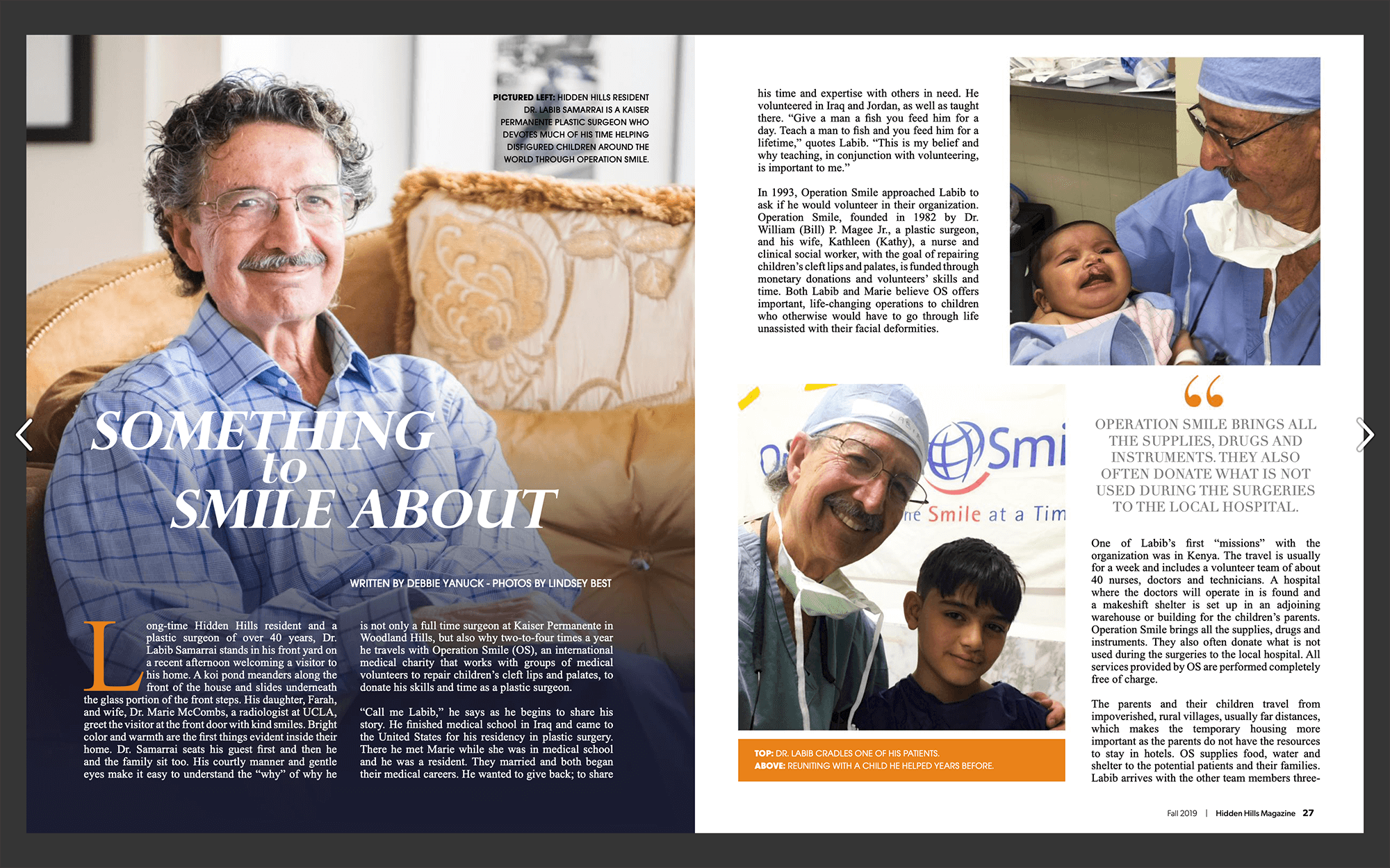 Published: Dr. Samarrai in Hidden Hills Magazine — Lindsey Best | Music ...