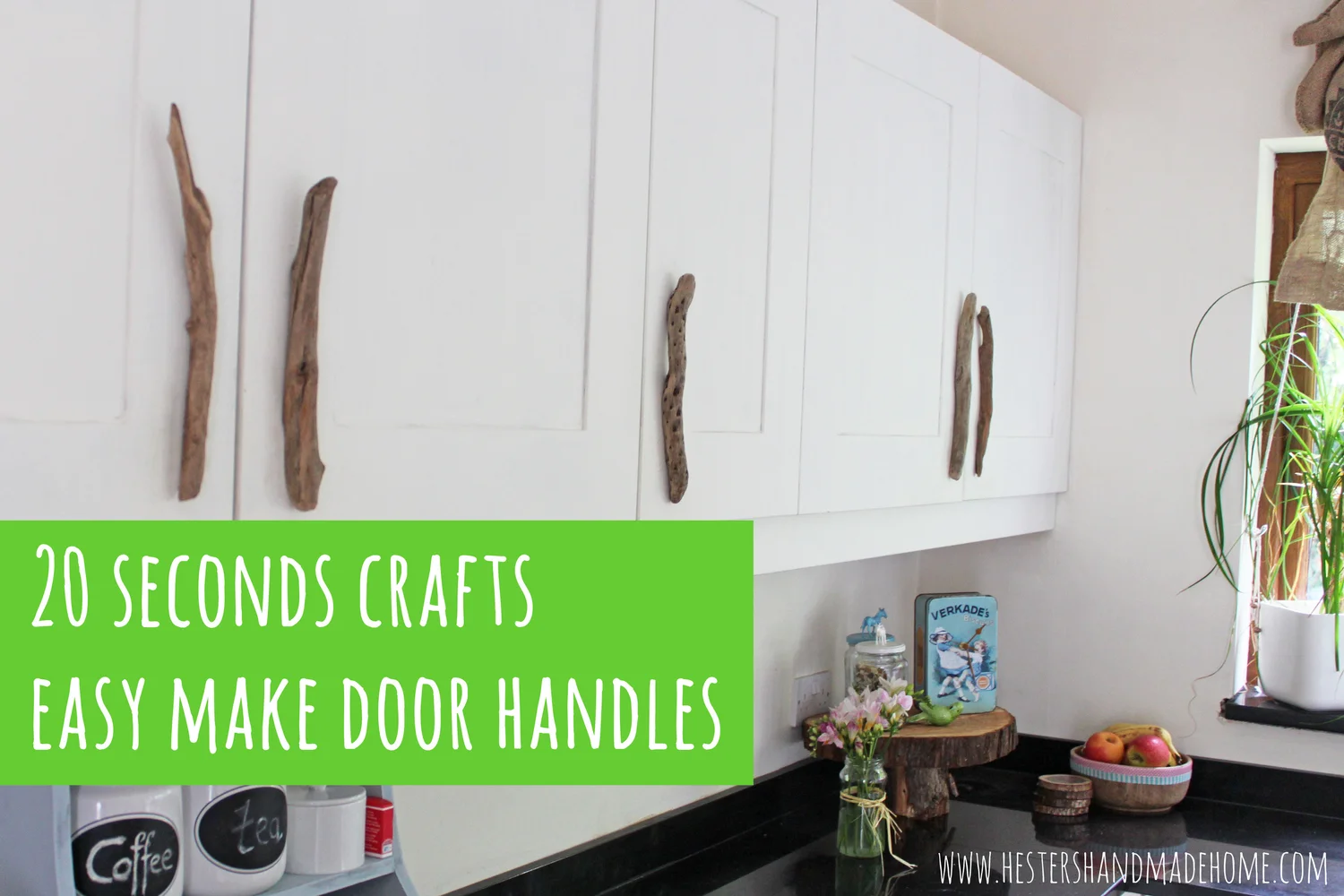 20 Seconds crafts: Easy door handles — Hester's Handmade Home