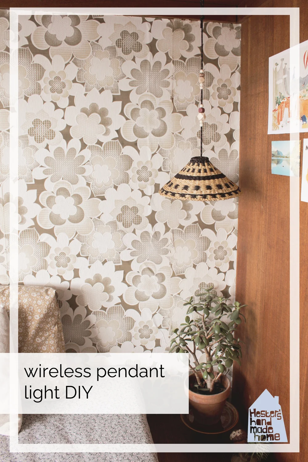 Wireless pendant light — Hester's Handmade Home