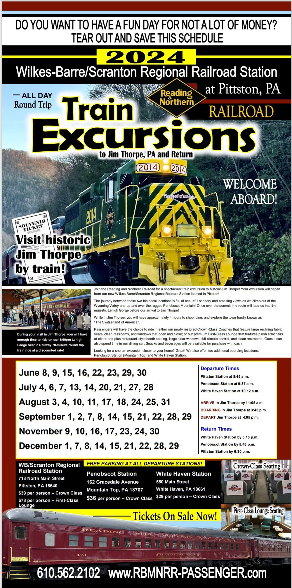 All-Day Excursion Ticket Pricing Remains Consistent in an Inconsistent ...