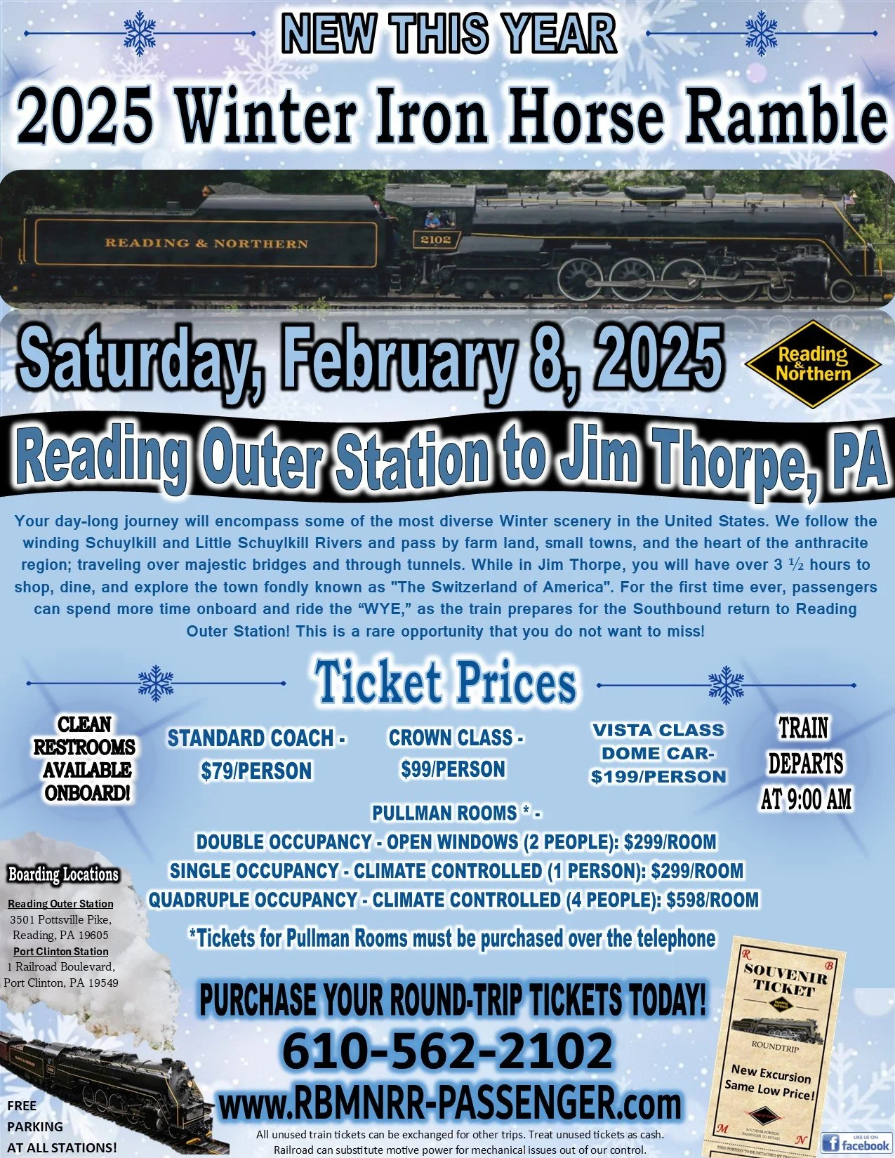 Iron Horse Ramble - Reading to Jim Thorpe — Reading Blue Mountain ...