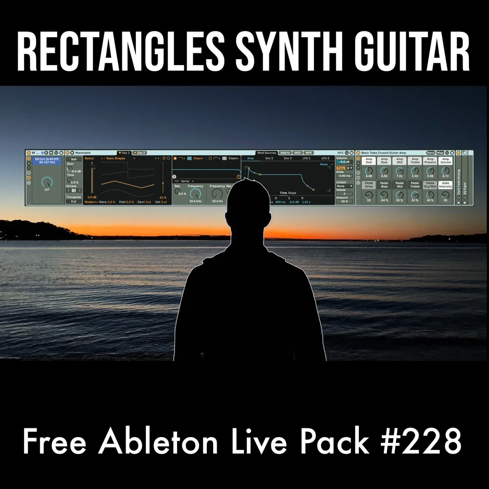 Rectangles Synth Guitar - Free Ableton Live Pack #228 — Brian Funk