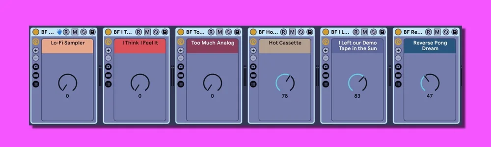 One Knob FX Ableton Live Pack — Brian Funk