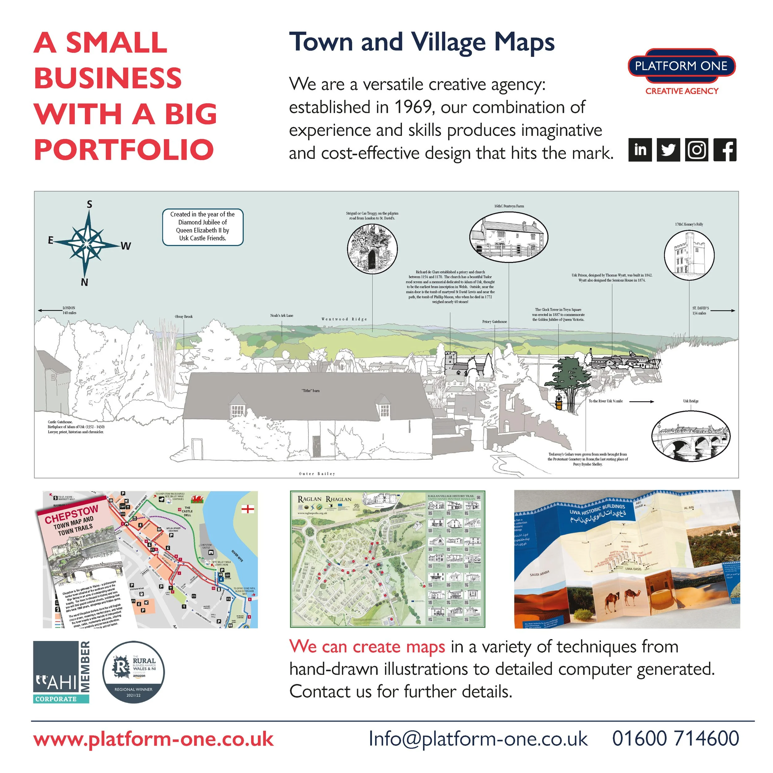 Creative graphic design services for businesses.