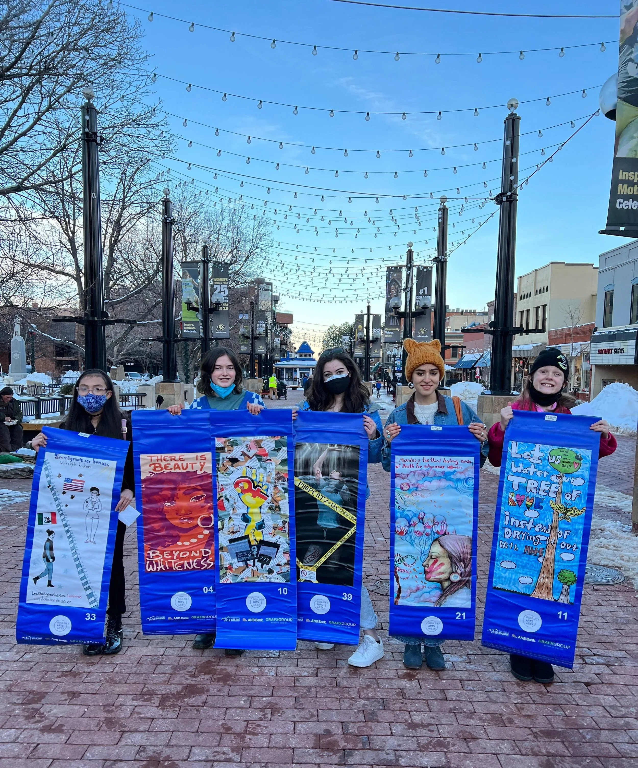 Student Banners 2023 — Boulder Arts Week