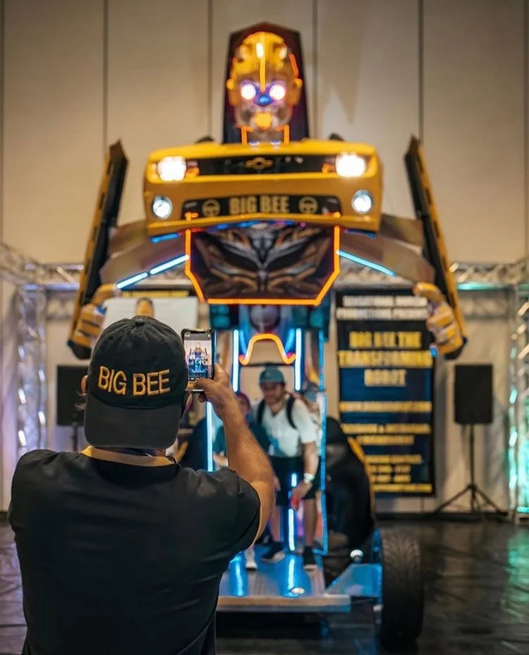 Big Bee Transforming Robot Car — Artists & Attractions - Entertainment ...