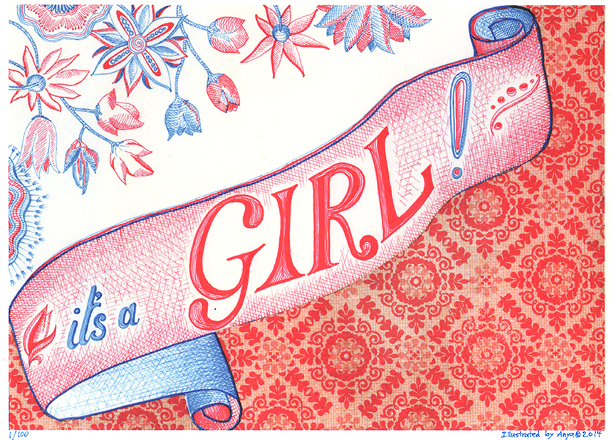 Calligraphy and Decorative Art — Illustrated by Anya