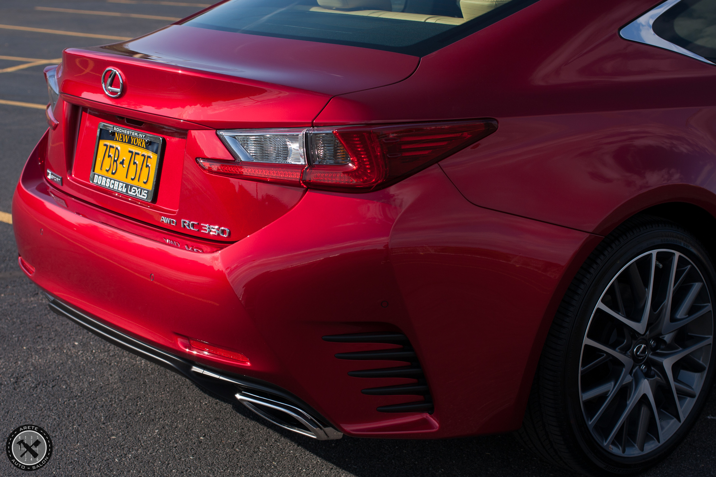Lexus RC 350 F-Sport & Coatings — Areté Auto Salon | Fine Auto ...