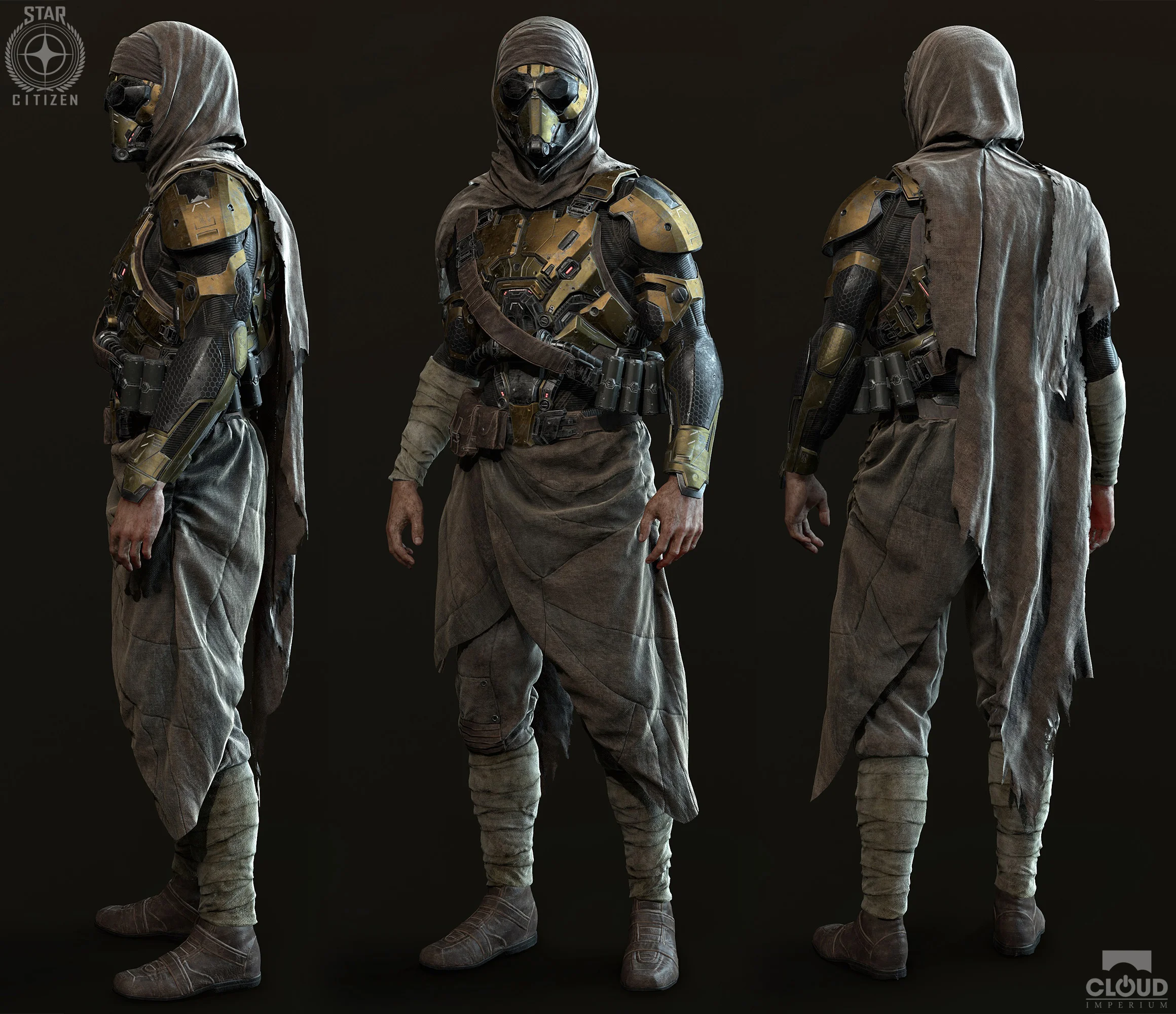 Star Citizen - Desert Nomad — James Ku - CG Character Artist
