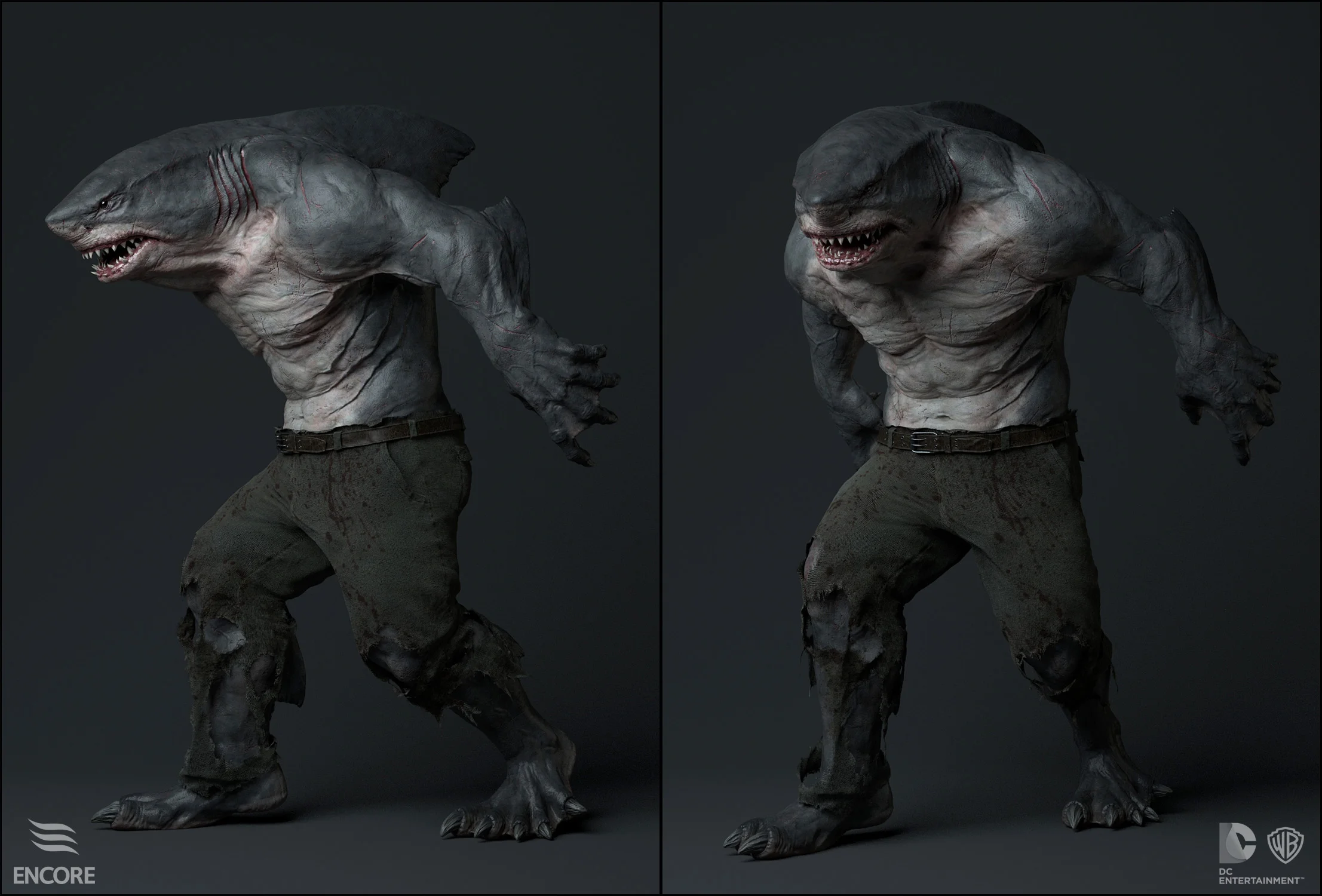 The Flash TV - King Shark — James Ku - CG Character Artist