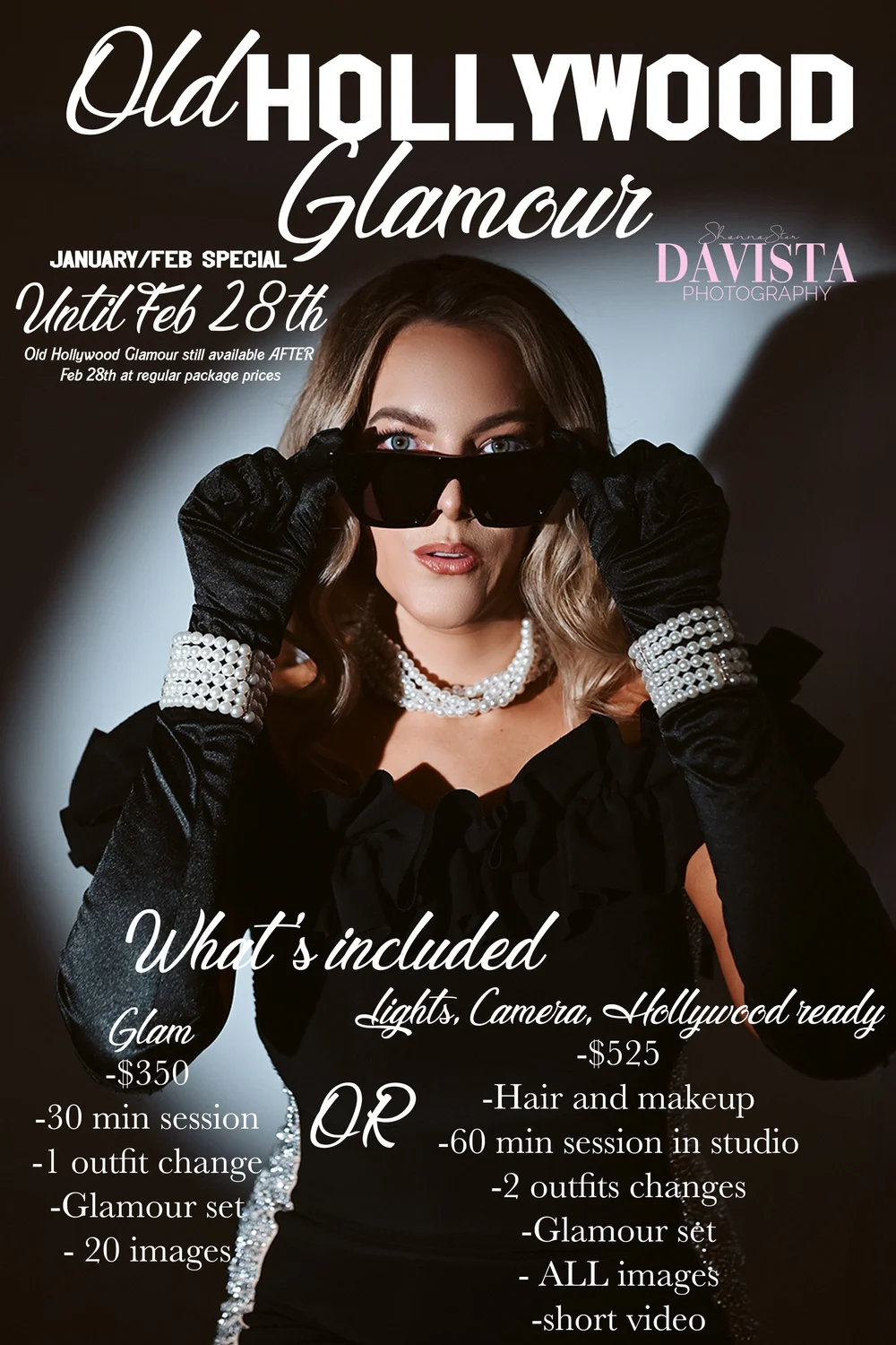 Old Hollywood Glamour Special — Davista Photography