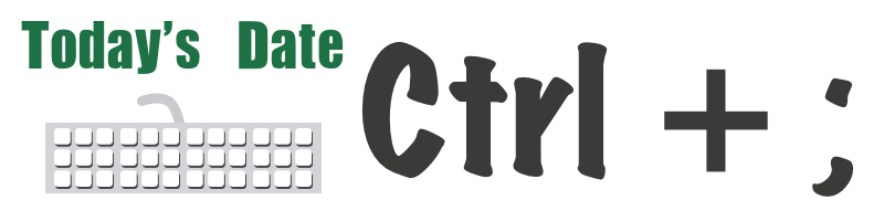 Shortcut To Insert Today's Date in Excel — TheSpreadsheetGuru Shortcut To Insert Today's Date in Excel — TheSpreadsheetGuru
