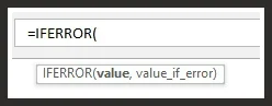 IFERROR