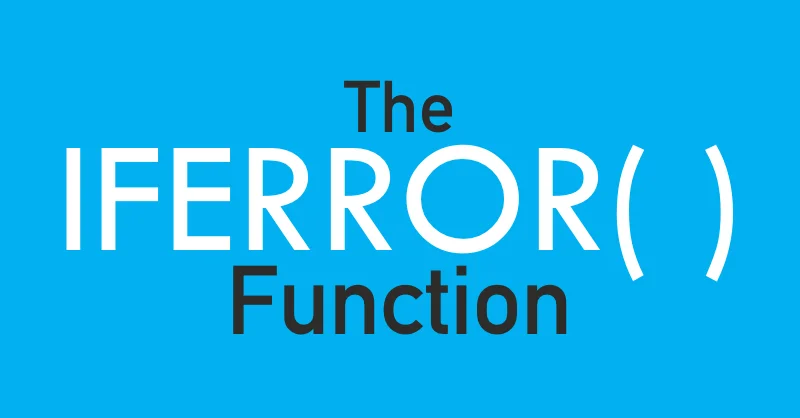 IFERROR